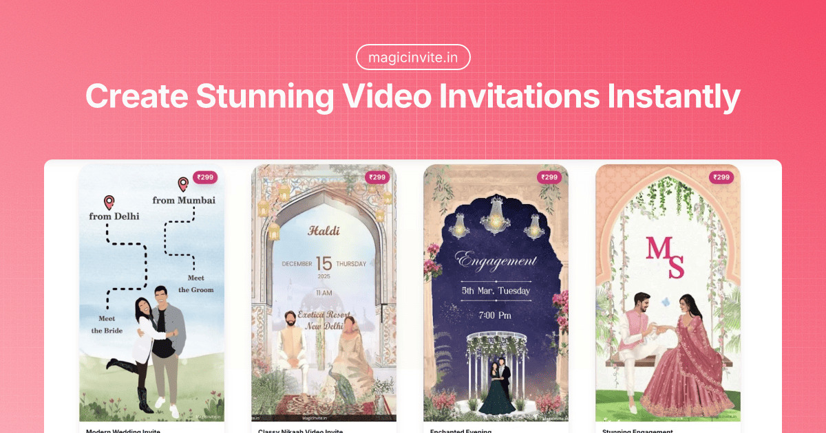 Magic Invite - Create Video Invitations Instantly